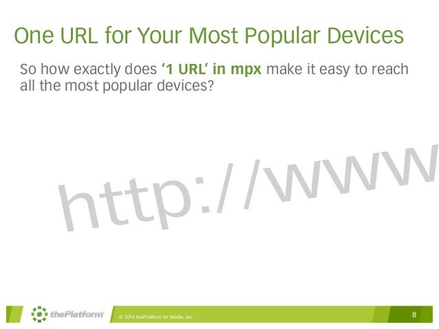 1 File, 1 URL 2 of 2: Easily Deliver an Optimized Playback Experience