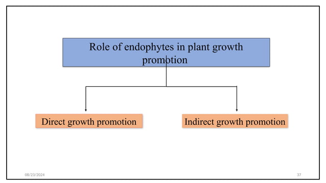 Bacterial endophytes: Potential bioagents against plant pathologens | PPTX