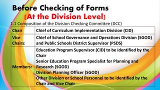 1 final 2019 DO 11 GUIDELINES ON THE PREPARATION AND CHECKING OF SCHOOL ...