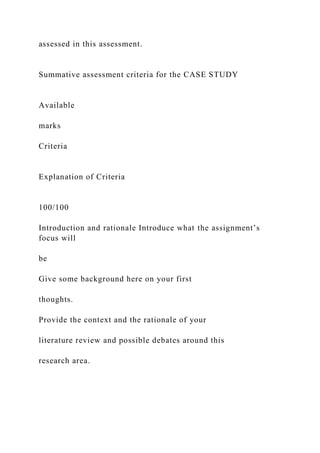 1 Final Assessment Point - Guidelines for the Case Stu.docx