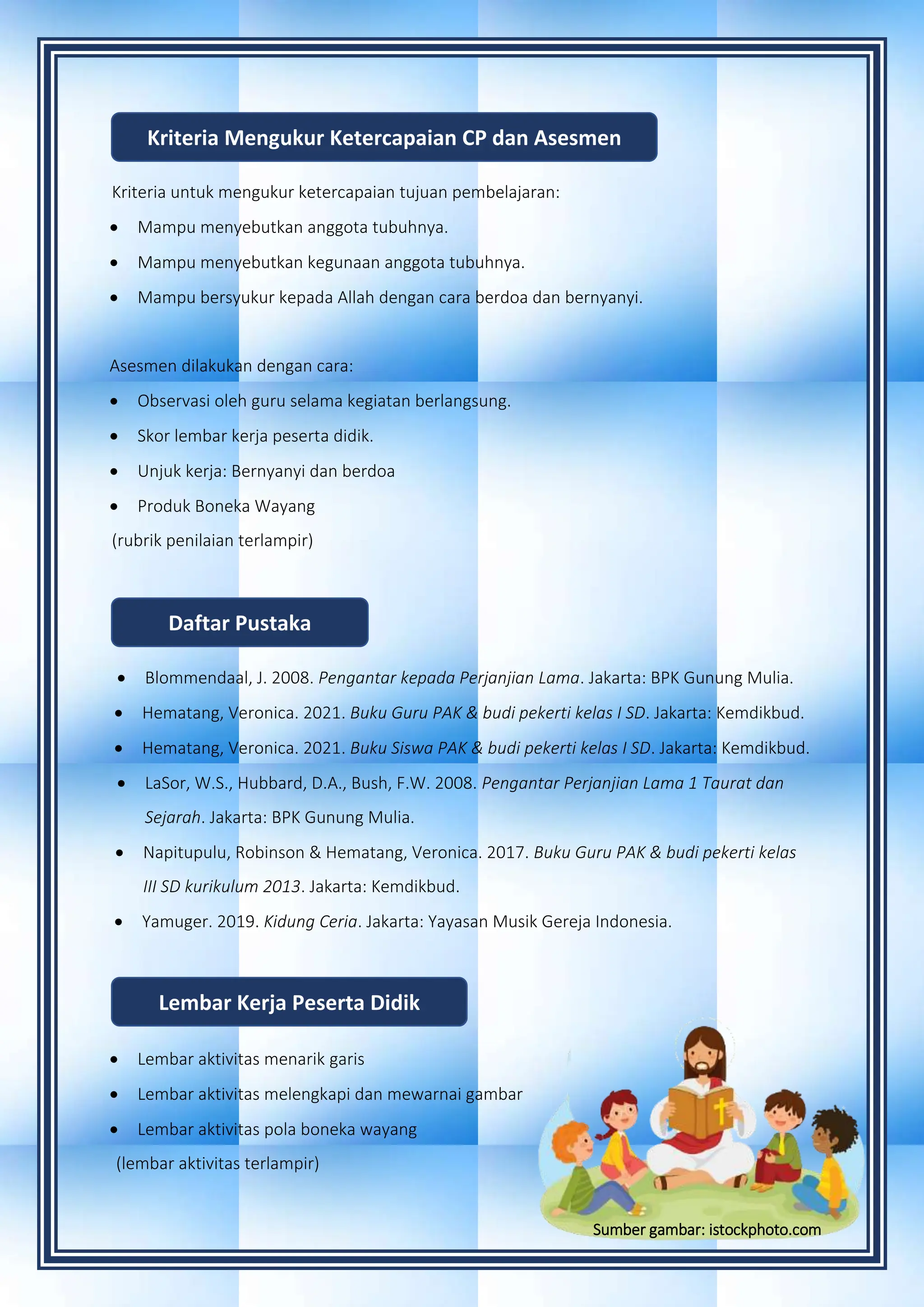 Modul Ajar Agama Kristen Fase A Kurikulum Merdeka | DOCX