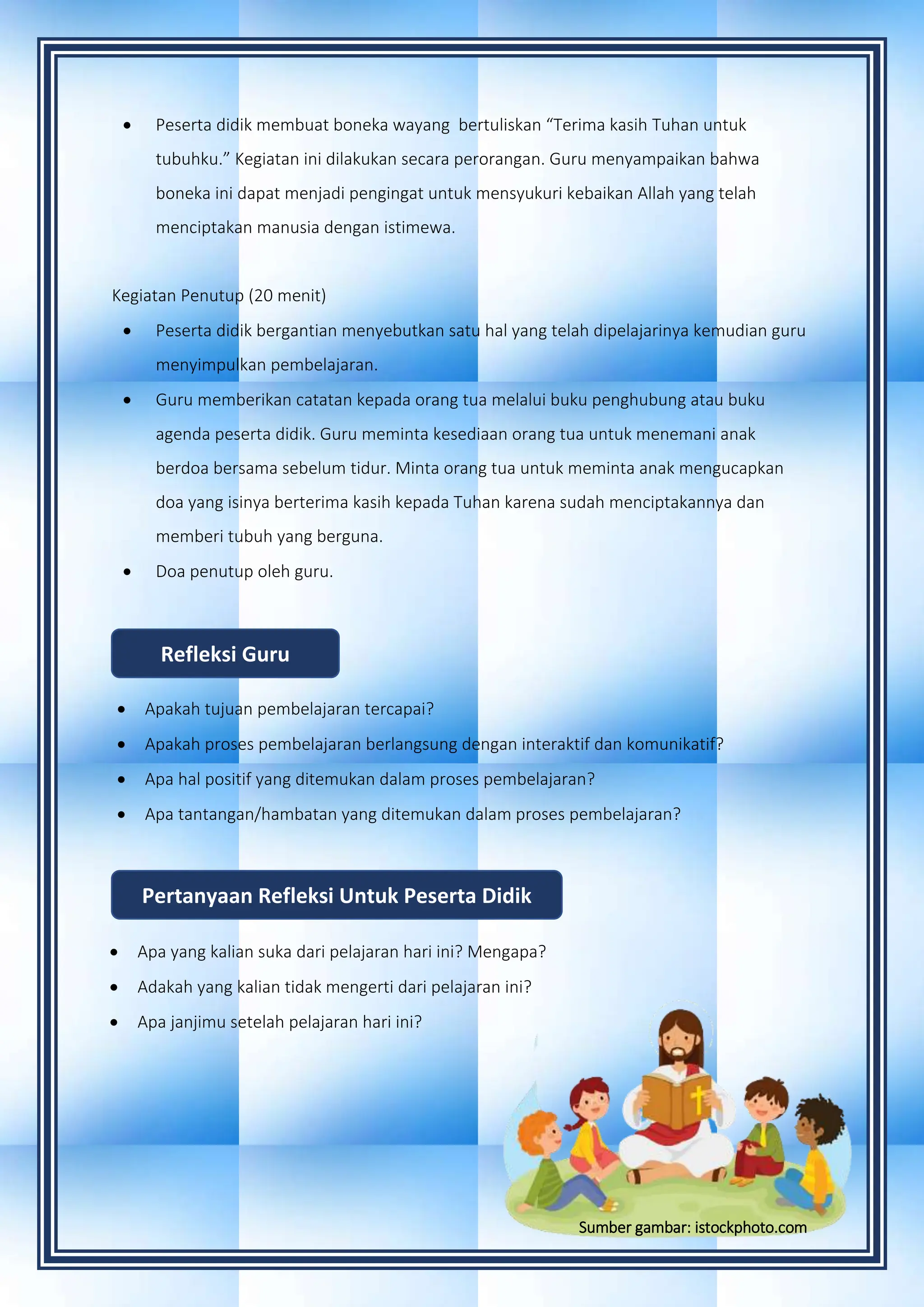 Modul Ajar Agama Kristen Fase A Kurikulum Merdeka | DOCX