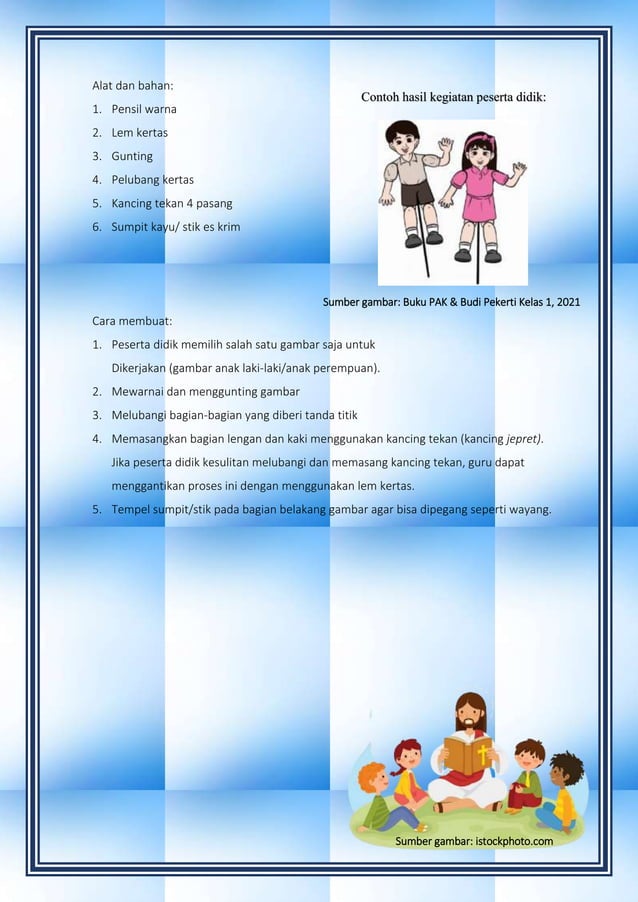 Modul Ajar Agama Kristen Fase A Kurikulum Merdeka | DOCX