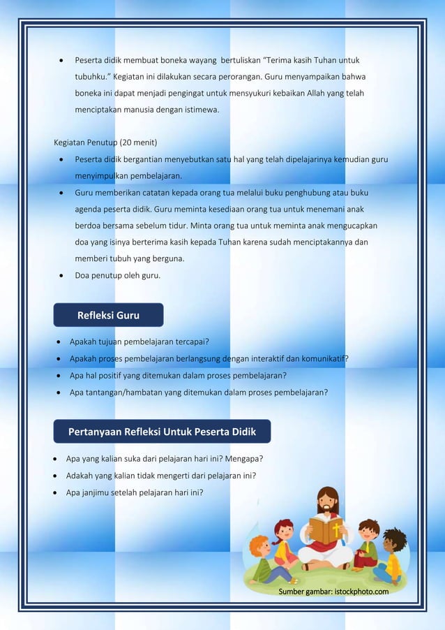 Modul Ajar Agama Kristen Fase A Kurikulum Merdeka | DOCX