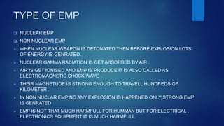 Eelctro-Magnetic-Pulse USE AS A WEAPON | PPTX | Physics | Science