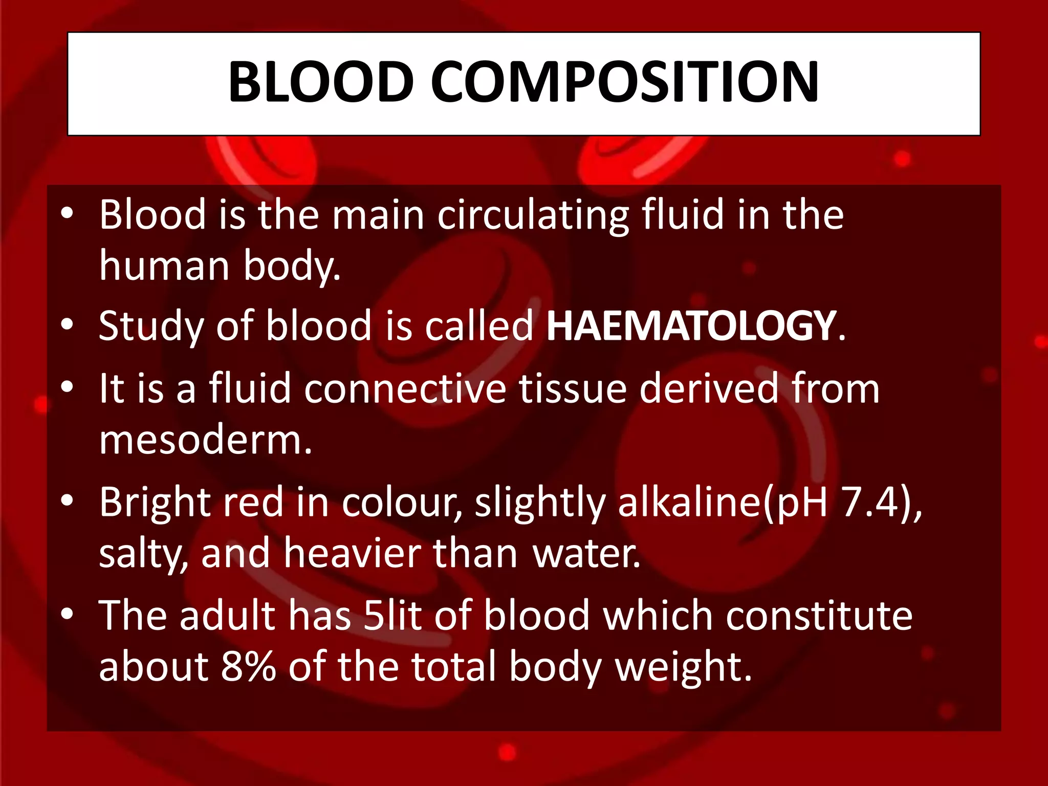 Blood | PPTX