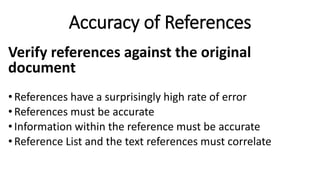 references and plagiarism | PPTX