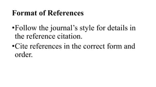 references and plagiarism | PPTX
