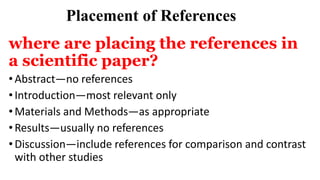 references and plagiarism | PPTX