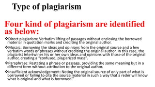 references and plagiarism | PPTX