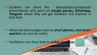Improving self directed learning through technology | PPTX