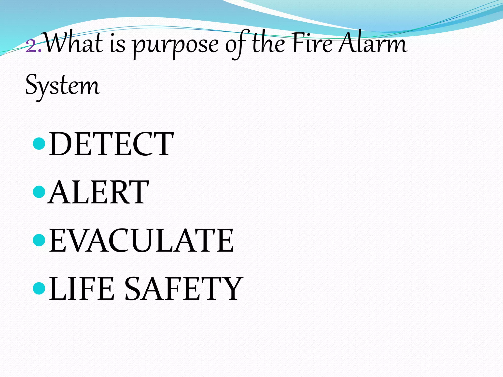 fire alarm system | PPTX