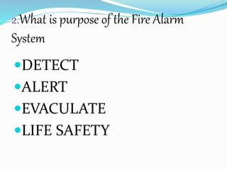 fire alarm system | PPTX