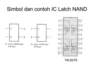 1_Flip-Flop.ppt Menggunakan gerbang logika untuk membangun latch dasar ...