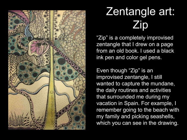 Doodles, zentangles and drawings | PPT