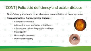 Folic acid deficiency and vision | PPTX | Eye and Vision Conditions ...