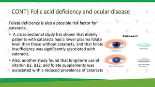 Folic acid deficiency and vision | PPTX | Eye and Vision Conditions ...