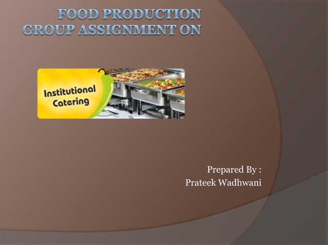 Institutional Catering | PPSX