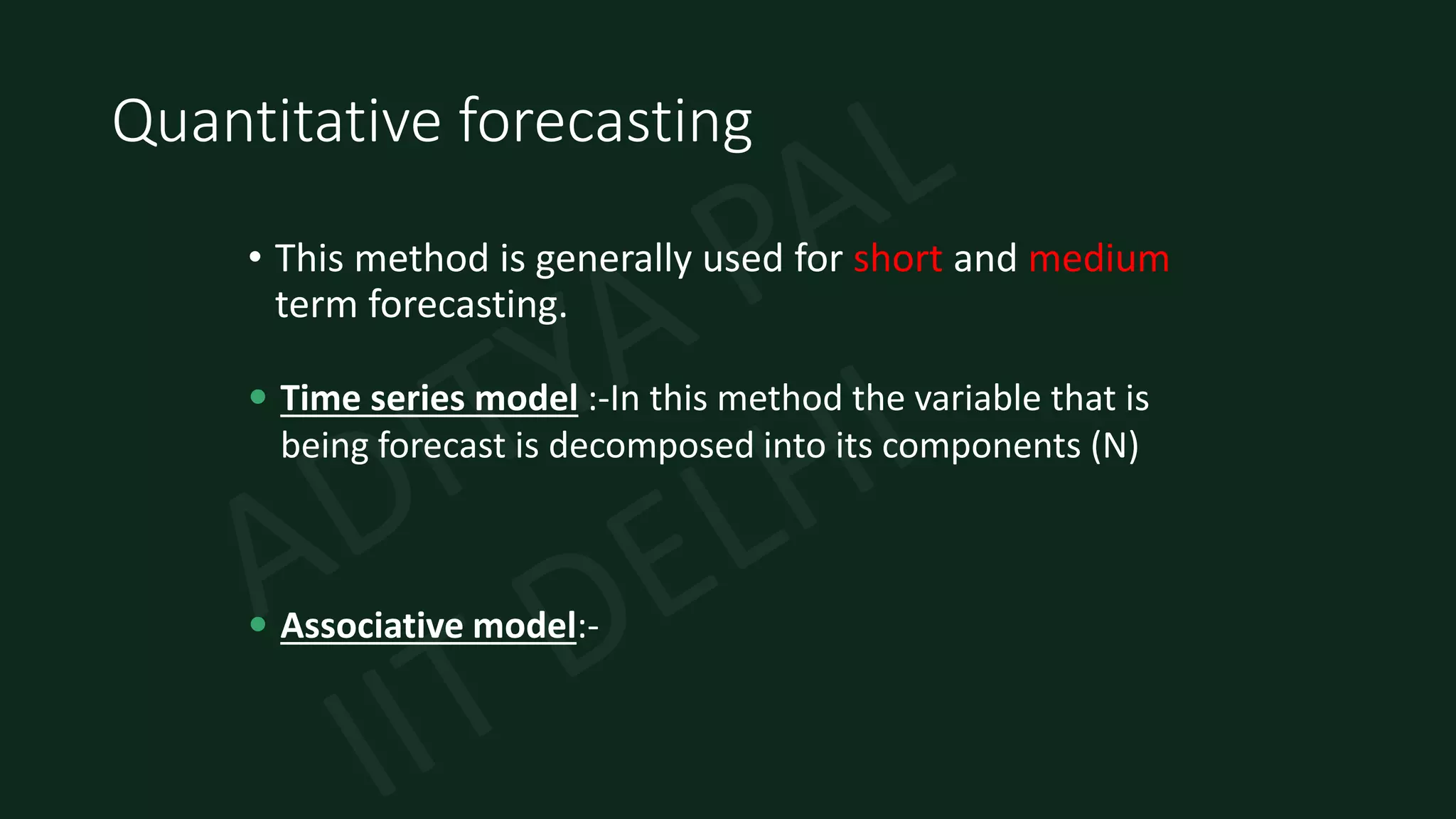 1 forecasting SHORT NOTES FOR ESE AND GATE | PDF