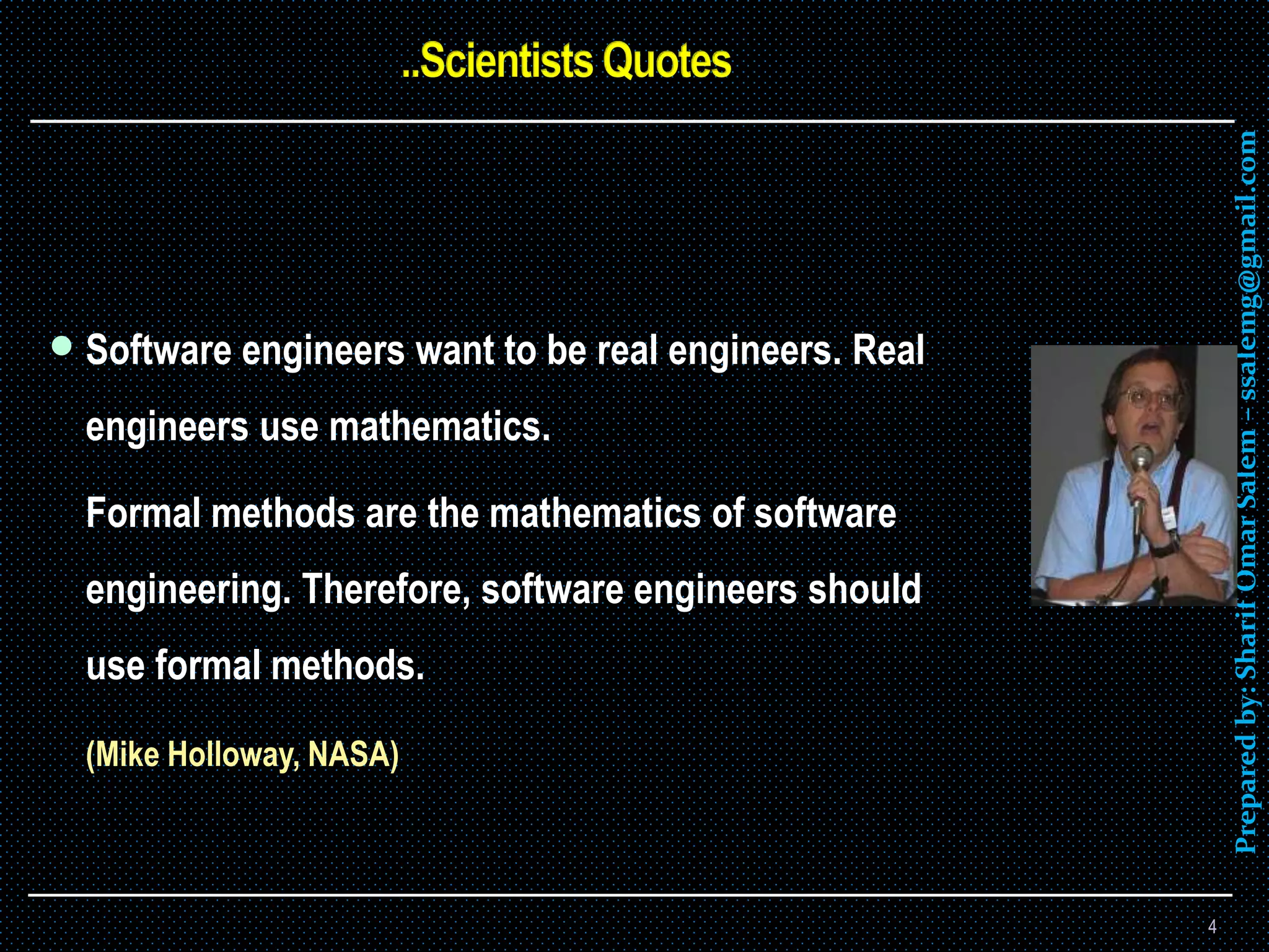 #1 formal methods – introduction for software engineering | PPTX