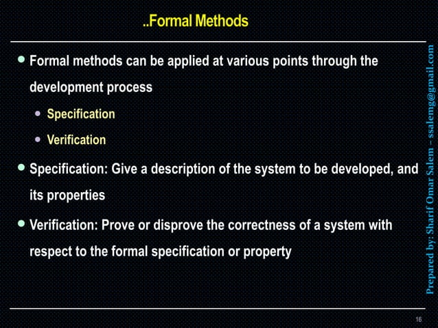 #1 formal methods – introduction for software engineering | PPTX