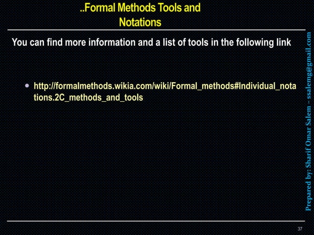 #1 formal methods – introduction for software engineering | PPTX