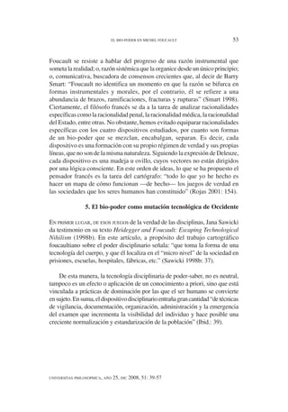Michel Foucault Biopoder estudio sobre el poder | PDF