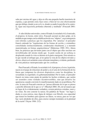 Michel Foucault Biopoder estudio sobre el poder | PDF