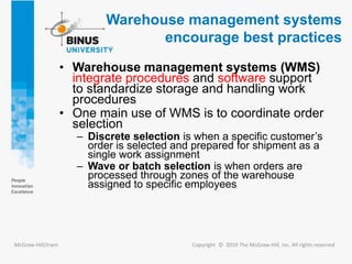 Ppt7 - Designing and Operating a Warehouse | PPTX