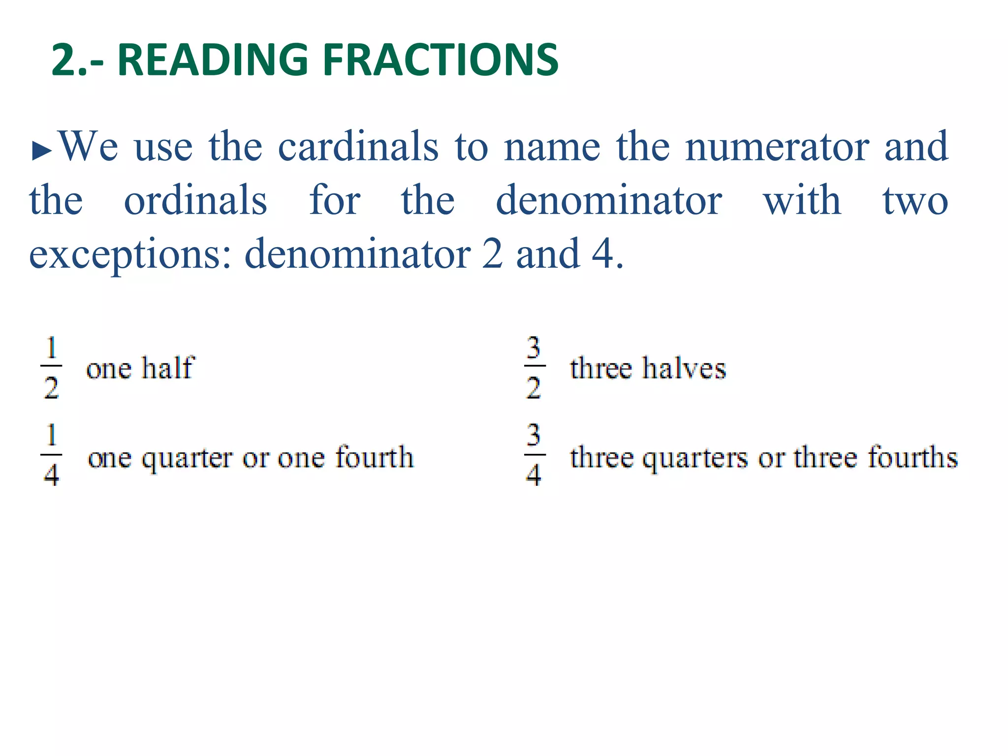 UNIT 5: FRACTIONS | PPT