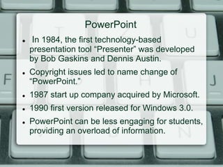 1 from transparencies to | PPT