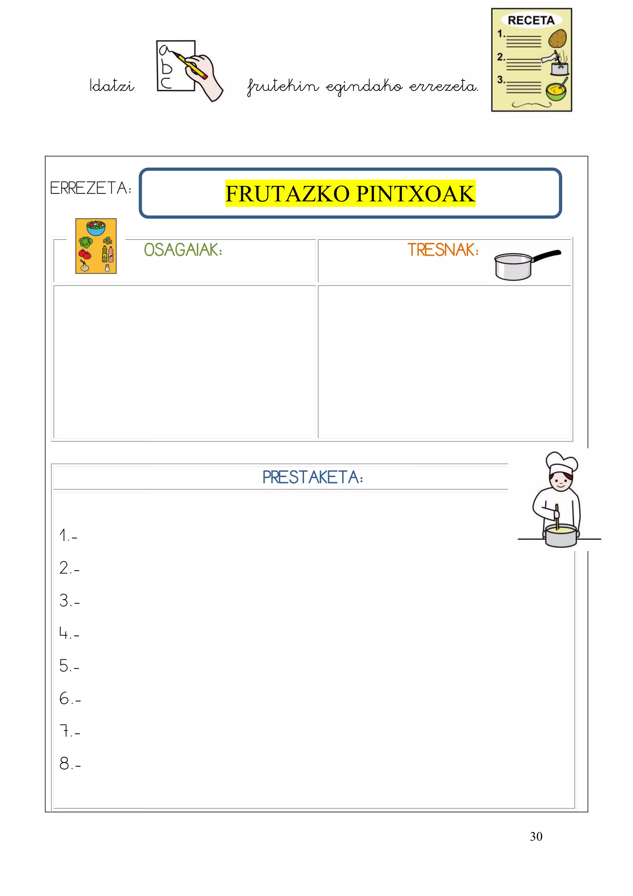 1 frutak fitxak | PDF