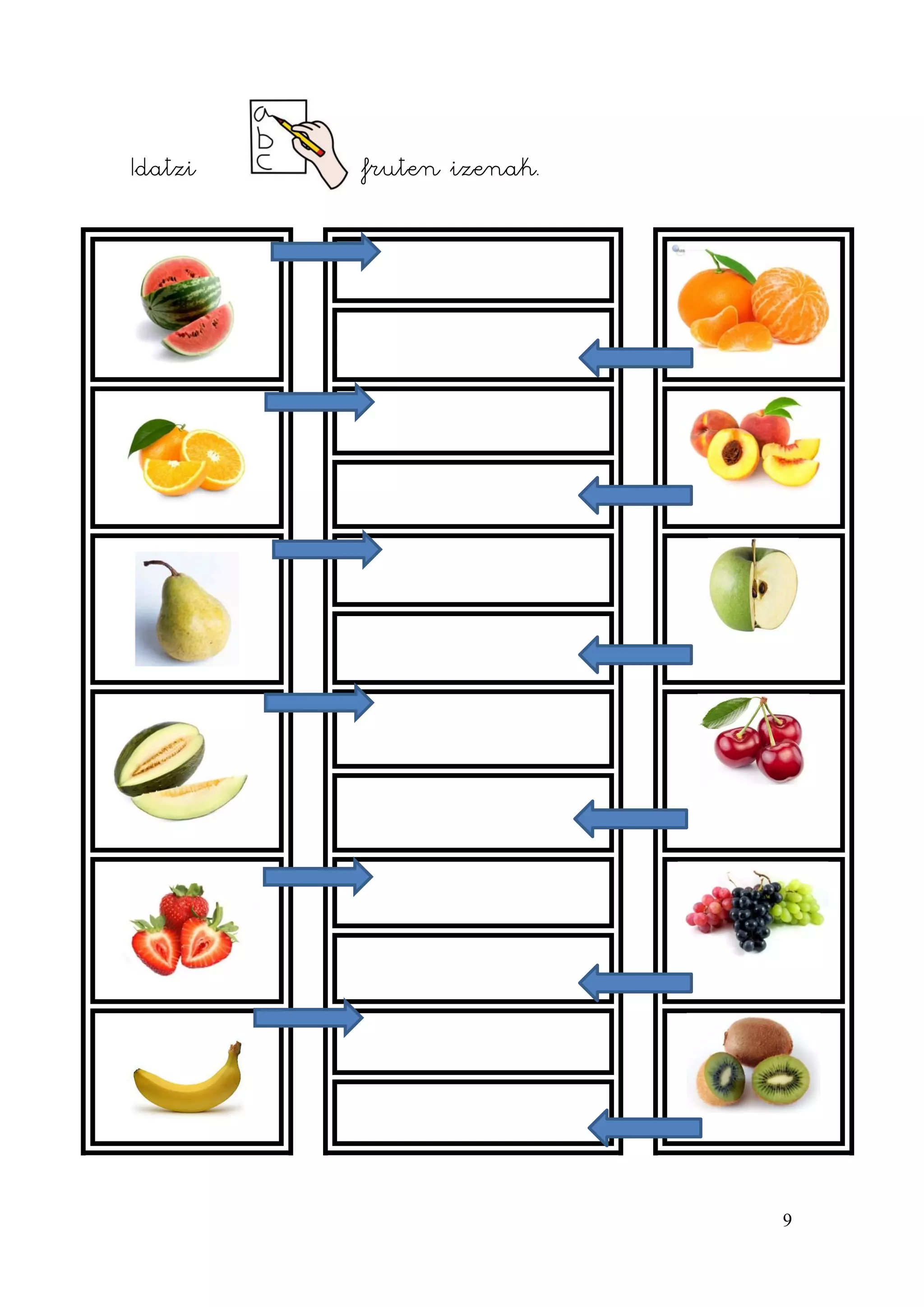 1 frutak fitxak | PDF
