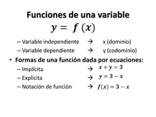 1 funciones, limites, continuidad | PPT