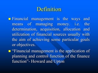 1 functions and scope of financial mgt (2) | PPT