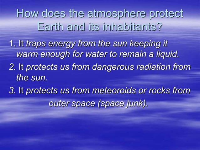 Functions of Atmosphere.pptx | Geography | Science
