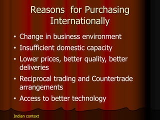 1 fundamentals of international purchasing | PDF