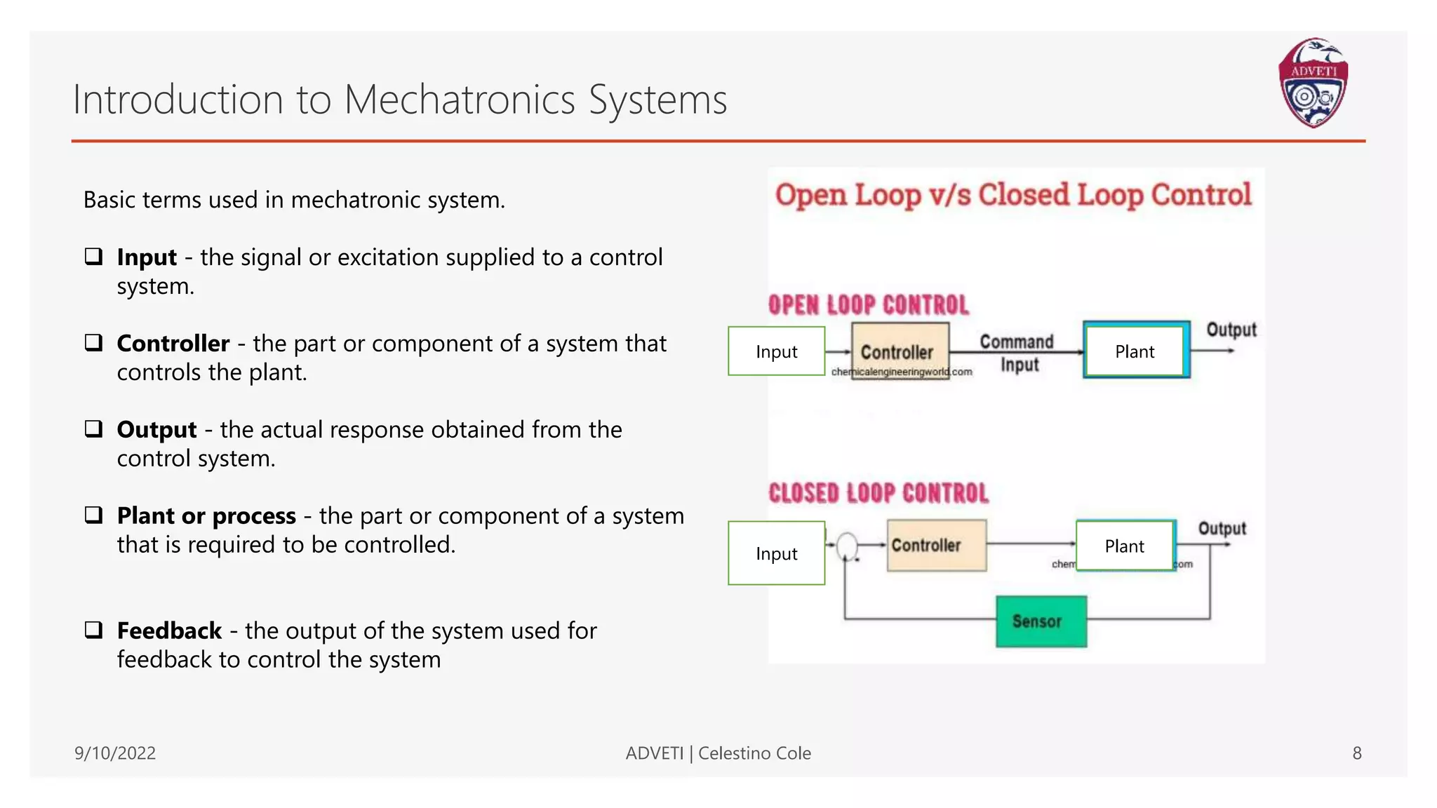 1_Fundamentals of Mechatronics and Control System.pptx