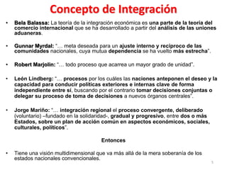 1 fundamentos sobre el significado de integración económica | PPTX