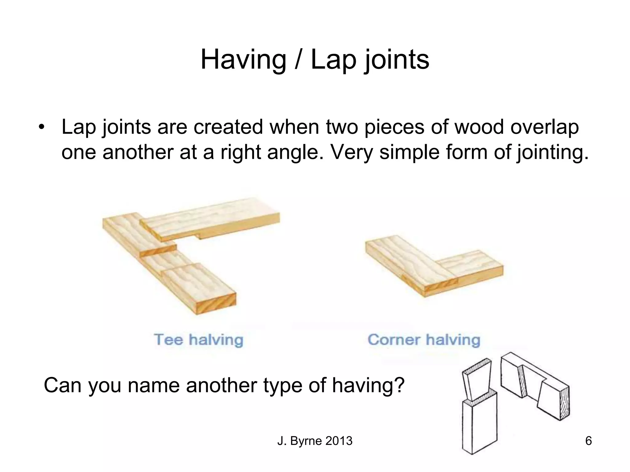 1 furniture joints student | PPTX