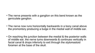 Facial nerve, trigeminal nerve and its clinical manifestations | PPTX