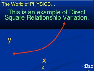 Physics (qty relationships) | PPT