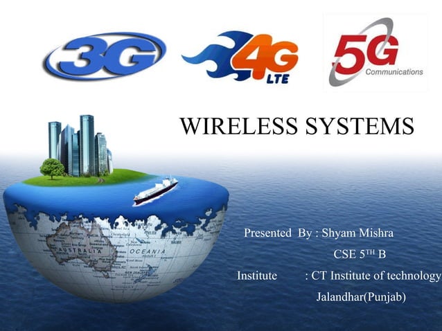 Generation of wireless Communication system-1G,2G,2.5G,3G,4G,5G | PPT ...