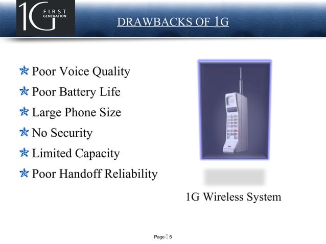 Generation of wireless Communication system-1G,2G,2.5G,3G,4G,5G | PPT ...