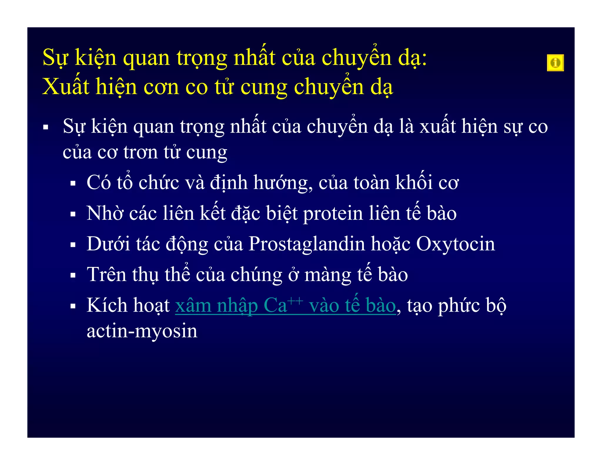 SINH LÝ CHUYỂN DẠ | PDF
