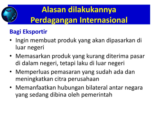 Gambaran Umum & Fasilitas Kepabeanan _ Materi Training "EXPORT IMPORT" | PPTX