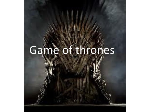 1 game of thrones (1) | PPT