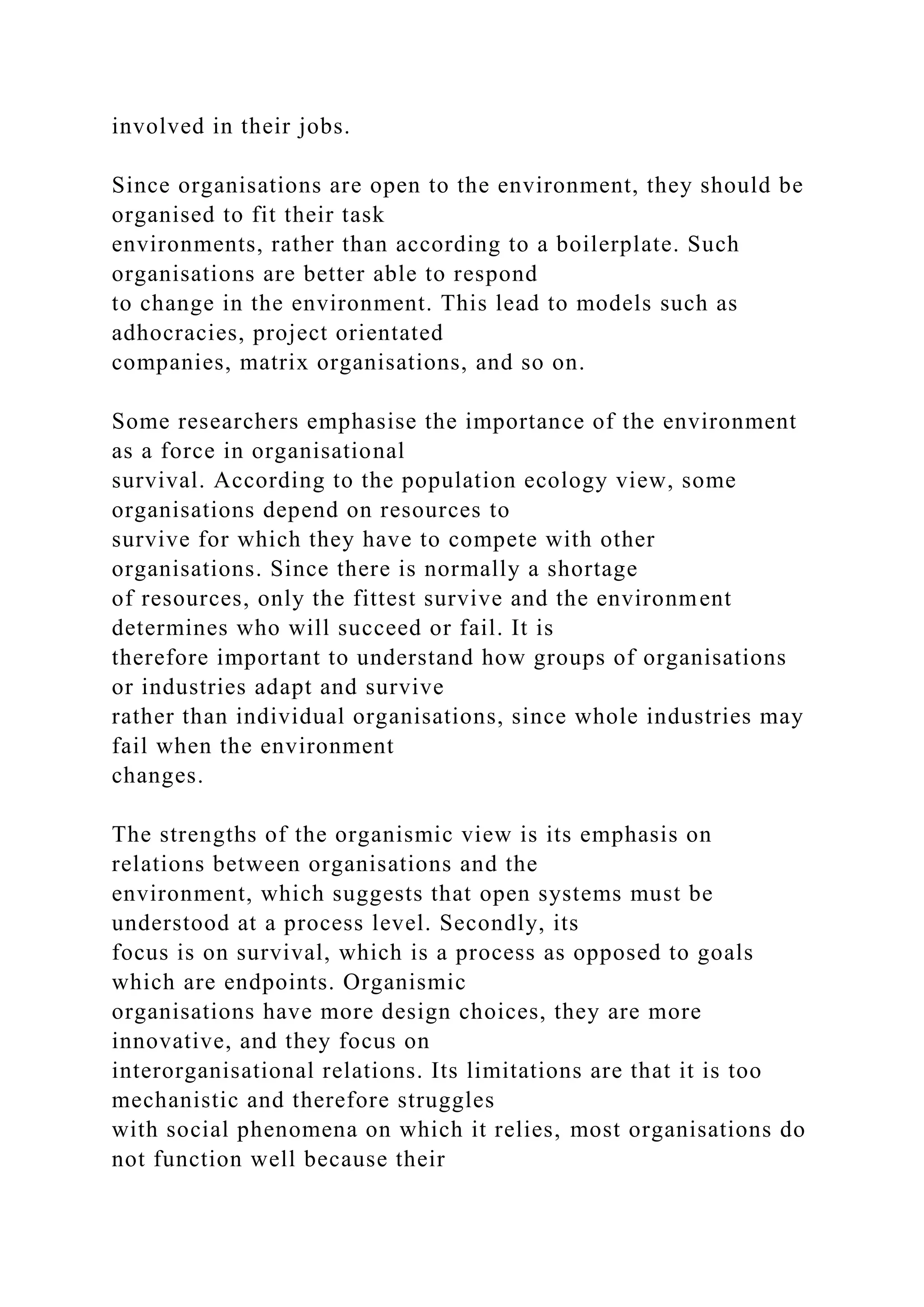 1 Gareth Morgan’s Organisational Metaphors PER S .docx
