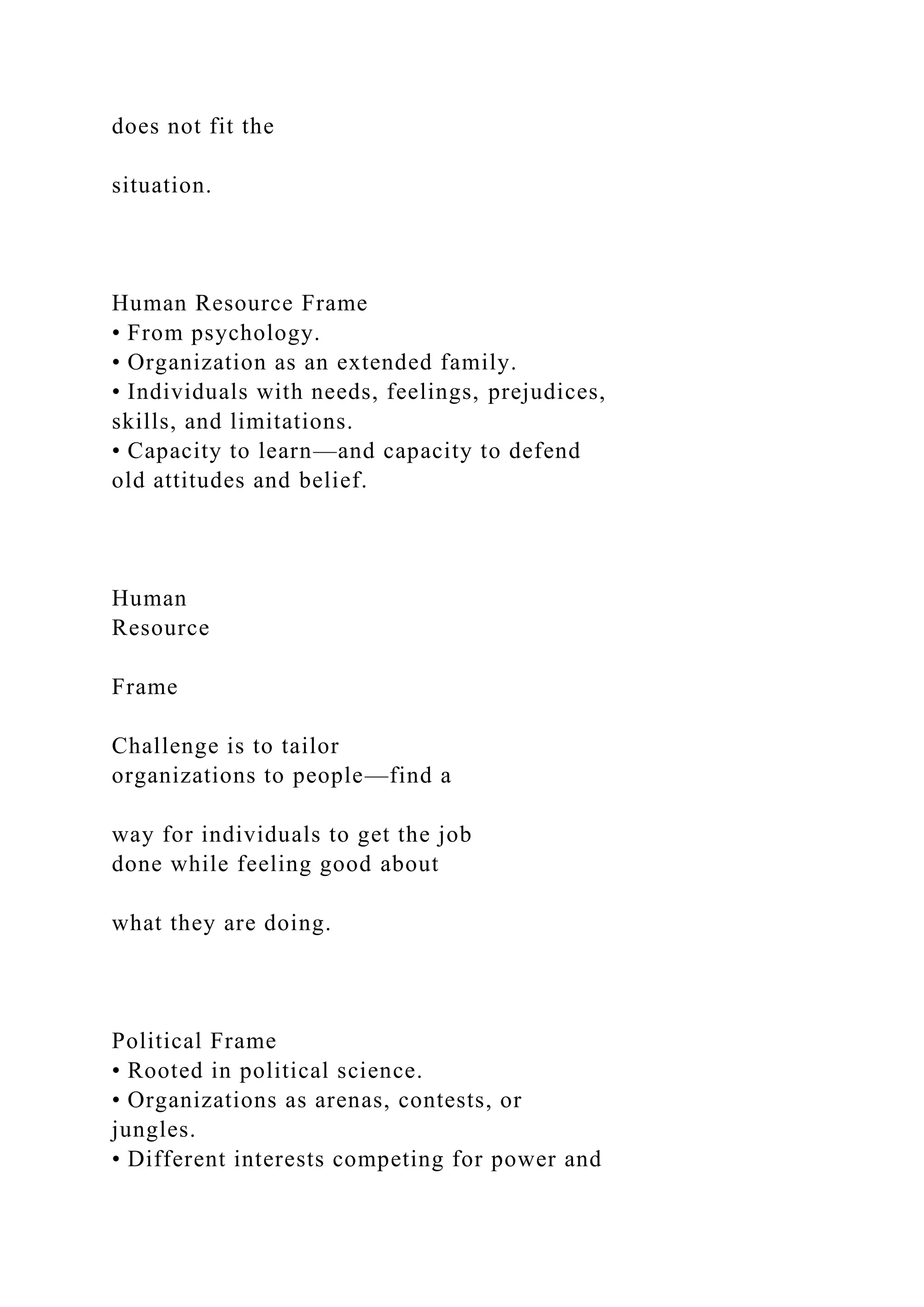 1 Gareth Morgan’s Organisational Metaphors PER S .docx