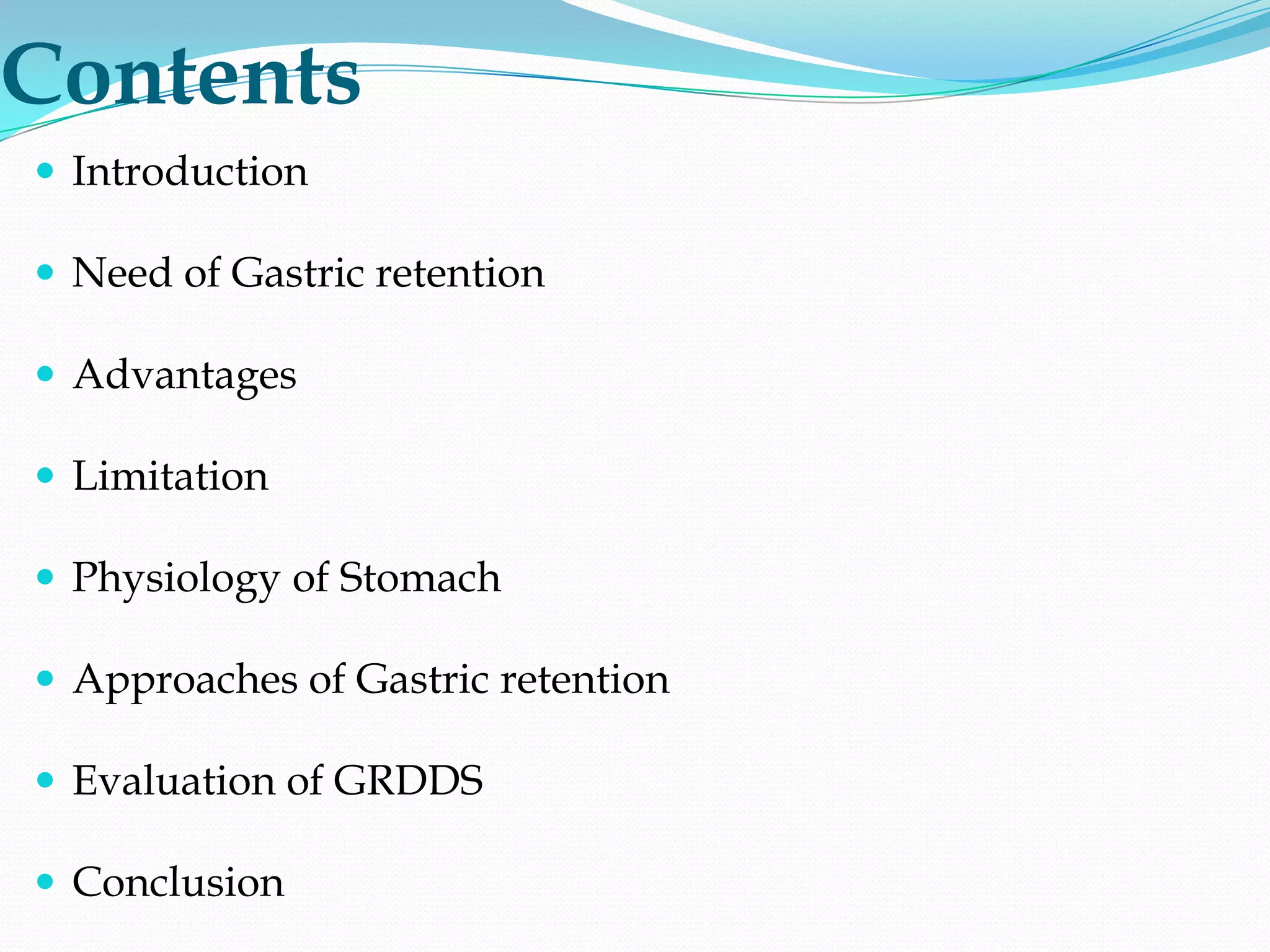 1 gastroretentive drug delivery systems | PPTX